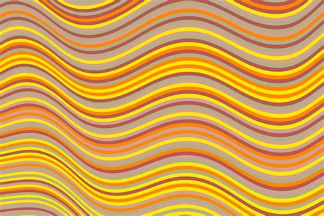 Premium Vector Cute Curve Wave Stripes Warp Vector Background