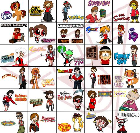 30 Art Style Challenge Personas By Emilz The Half Demon On Deviantart