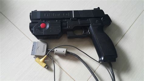 Ps1 Psx Guncon Lightgun Original Video Gaming Gaming Accessories Controllers On Carousell
