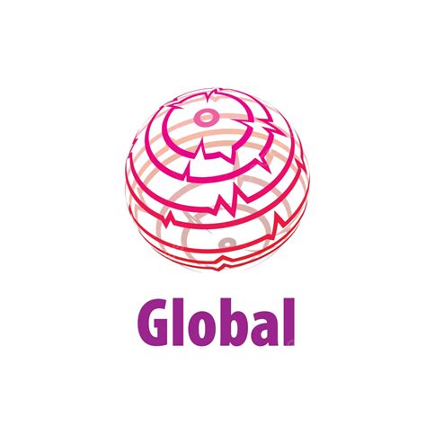 Vector Logo Globe Illustration Orbit Template Vector Illustration