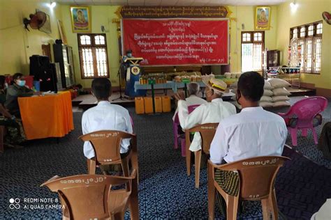 နွားထိုးကြီးမြို့ စစ်မှုထမ်းဟောင်းမိသားစုများအား ဆန်၊ ဆီ၊ ဆား၊ ကုလားပဲများ ထောက်ပံ့