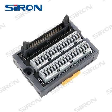 Siron T213 Plc Relay Terminal Block 34 Core Idc Horn Adapter Terminal Block Adapter Board Horn