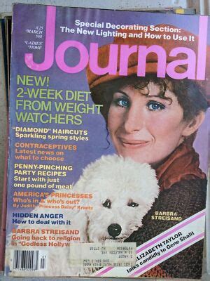 Ladies Home Journal 3 81 March 1981 Barbra Streisand Elizabeth Taylor