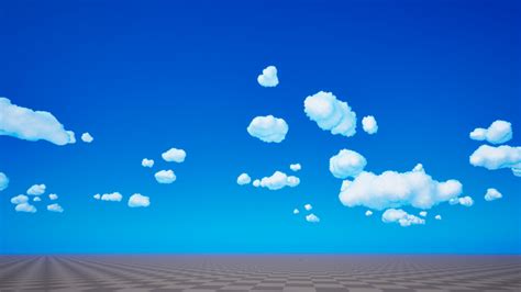 My Attempt At Stylized Fluffy Clouds In Ue5 R Unrealengine5
