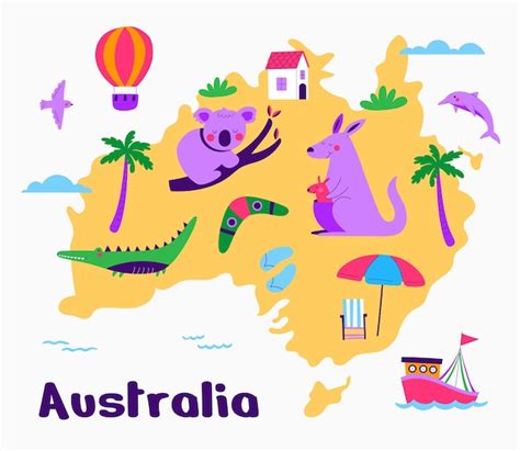 Premium Vector Hand Drawn Flat Map Composition Premium Vector Hand Drawn Flat Map Composition