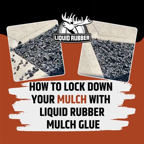 Mulch Glue Secure Mulch Rocks And Gravel Easily Liquid Rubber