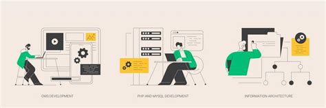 Backend Development Abstract Concept Royalty Free Vector