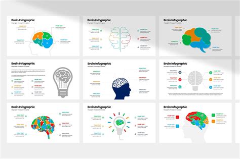 Professional Brain Infographic Presentation Template Neuroscience Powerpoint Data