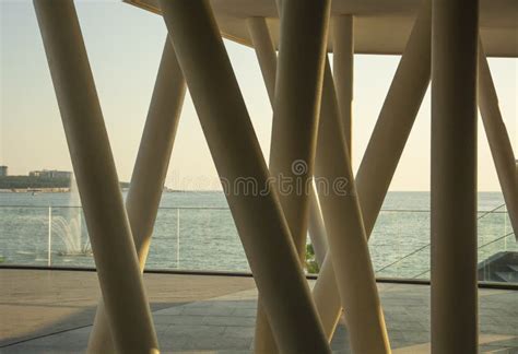 Architectural Composition Of Inclined Columns In The City Of Gelendzhik Architectural Composition Of Inclined Columns In The City Of Gelendzhik