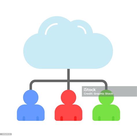 트렌디 한 스타일로 아름답게 디자인 된 클라우드 통신 벡터 사용하기 쉬운 아이콘 구름에 대한 스톡 벡터 아트 및 기타 이미지 구름 벡터 사람들 Istock