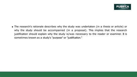 PPT How To Write The Rationale For Research PowerPoint Presentation