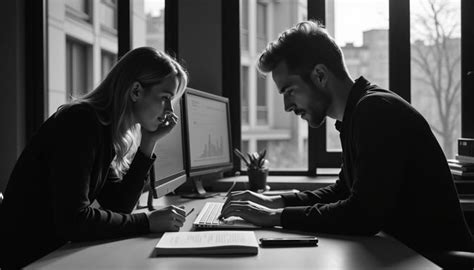 Free Collaborative Data Analysis Photo Teamwork Monochrome Collaboration Download At Stockcake