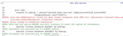 Setting Up Course Data Hadoop Sas Support Communities