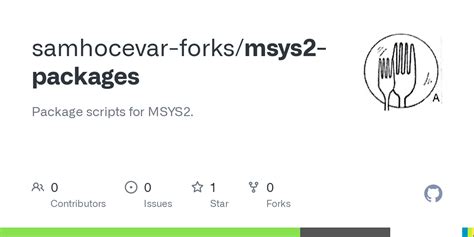 Github Samhocevar Forksmsys2 Packages Package Scripts For Msys2