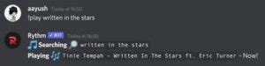 How To Use Rythm Bot Discord Rythm Bot Commands