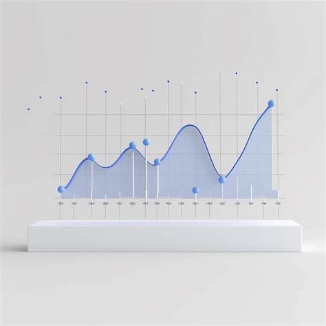 Polygonal Statistics Chart Premium Ai Generated Image