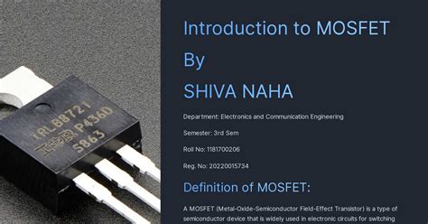 Introduction To MOSFET