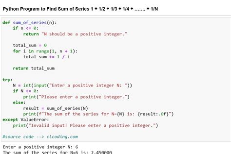 Day 53 Python Program To Find Sum Of Series 112131n ~ Computer Languages Clcoding