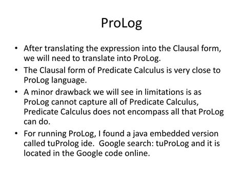 Ppt Logic Languages Powerpoint Presentation Free Download Id2434517