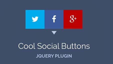 Cool Social Buttons JQuery Plugin Designbeep
