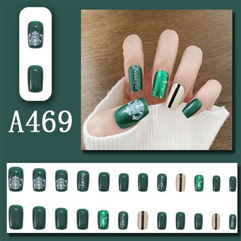 Носимые накладные ногти 24 кусочка клея набор инструментов купить с доставкой по выгодным