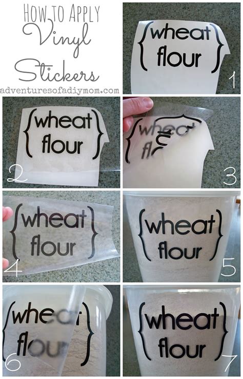 How To Apply Vinyl Stickers Adventures Of A Diy Mom