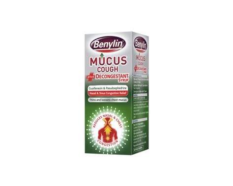 Benylin Mucus Cough Plus Decongestant Syrup 100ml