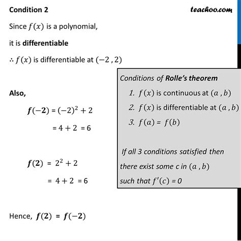 Question 4 Verify Rolles Theorem For Y X2 2 A 2