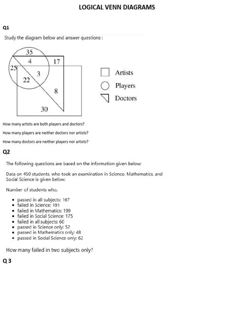 Logical Venn Diagrams Pdf
