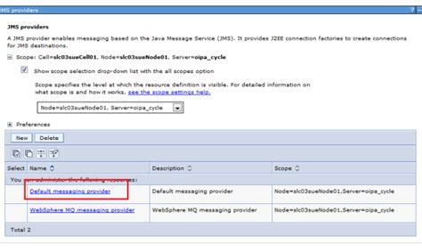 Jms Setup For Data Intake Websphere Configuration