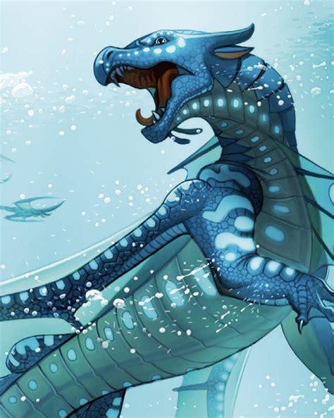Wings Of Fire Tsunami Dragon I Dont Belong Here Fire Cover Wings