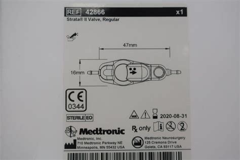 New Medtronic Ps Medical Inc 42866 Valve Fp Strata 2 Regularventriculo