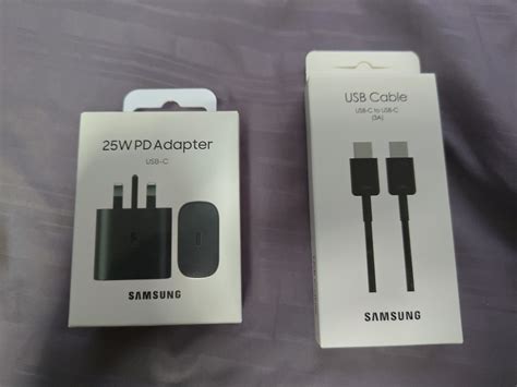 Samsung W Pd Adapter Usb C To C Cable Mobile Phones Gadgets Mobile Gadget Accessories