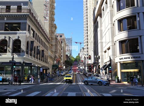 San Francisco Seilbahn Powell Street Fotos Und Bildmaterial In Hoher Auflösung Alamy