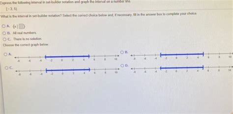 Solved Express The Following Interval In Set Builder Chegg Com