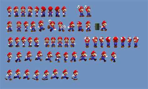 Smb G Sprites Mario Sprite Sheet So Far By Lumonious96 On Deviantart