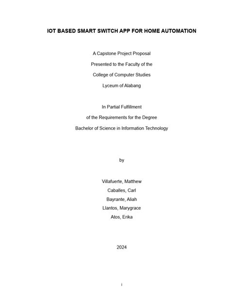 Iot Smart Switch For Home Automation Pdf Security Computer Security