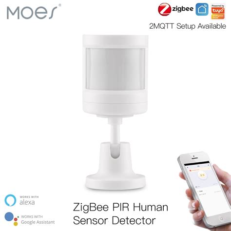 Moes Zigbee Pir Motion Sensor Human Sensor Detector Smart Life Tuya App