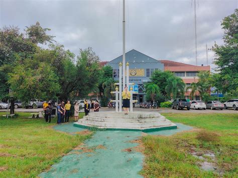 กิจกรรมเข้าแถวหน้าเสาธง วิทยาลัยเทคนิคแม่วงก์