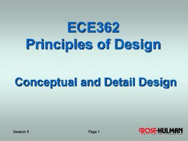 PPT ECE Principles Of Design PowerPoint Presentation Free To Download Id B ZTNlN