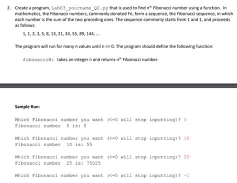 Solved Create A Program Lab Yourname Py That Is Chegg