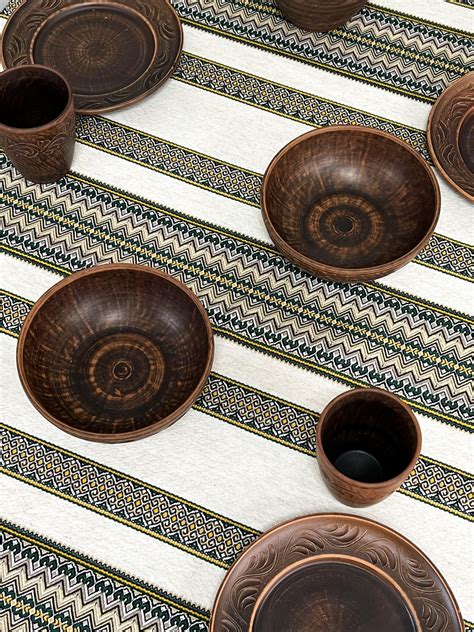 ᐉ Скатертина лляна Рандеву з українським орнаментом 220х150 см 905 4 • Краща ціна в Києві