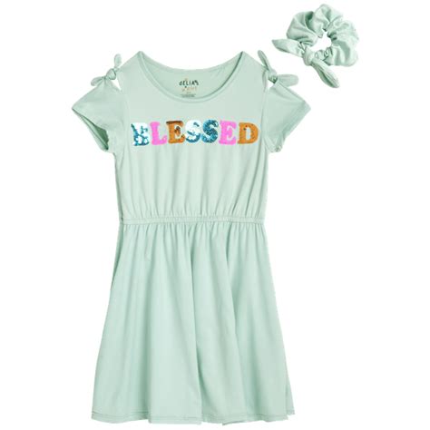 Delias Girls Super Soft Yummy Casual Sundress With Sequin Details And