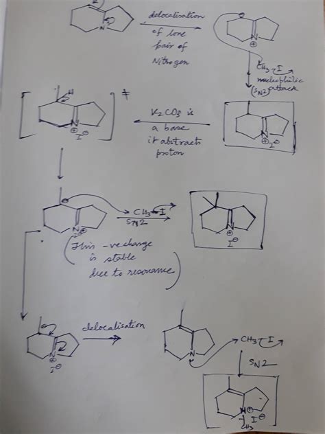 Organic Chemistry Addition Of A Methyl Group To A Heterobicyclic Ring Chemistry Stack Exchange