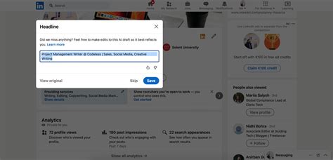 How To Improve Your Linkedin Profile Using Ai
