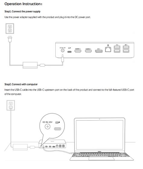 In USB C Triple MST Dock