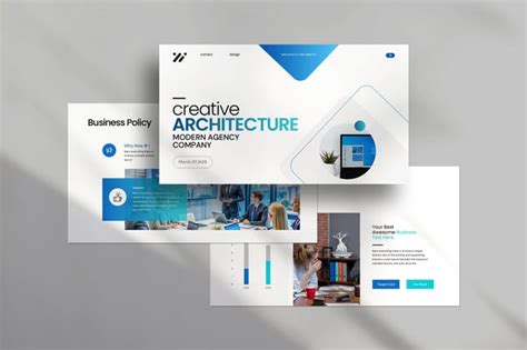Architecture Keynote Template Incl Abstract And Architectural Envato