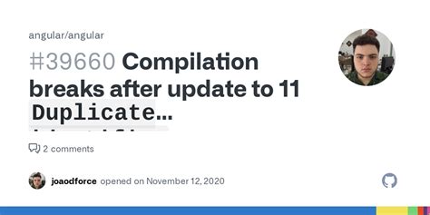 compilation breaks after update to 11 `duplicate identifier` · issue