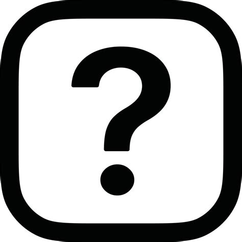 Question Mark Square 21010421 Vector Art At Vecteezy