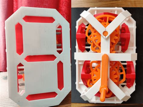 3d Printed 7 Segment Display Design